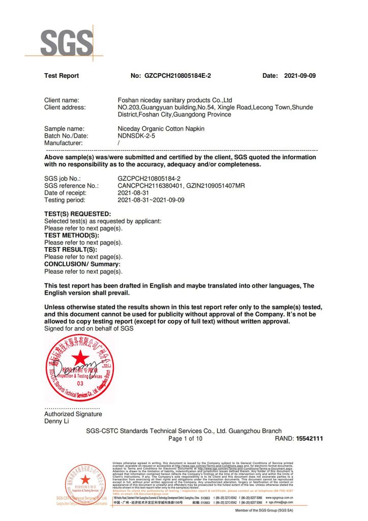 NiceDay Company - Certificates